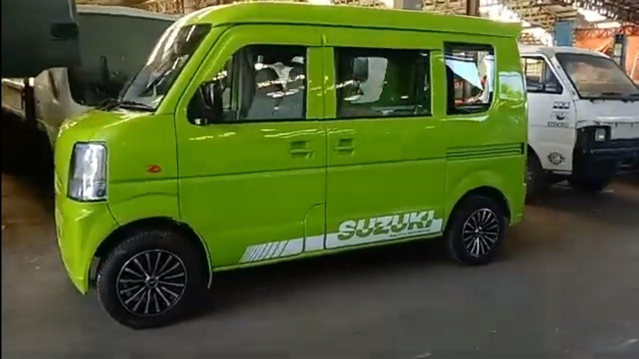 suzuki multicab da64v modified customized... light green... - YouTube