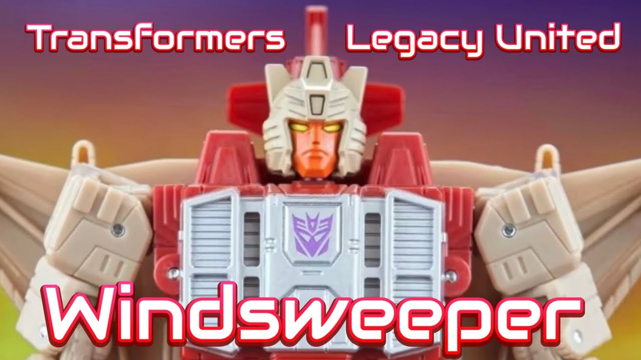 Transformers Legacy United Windsweeper - YouTube