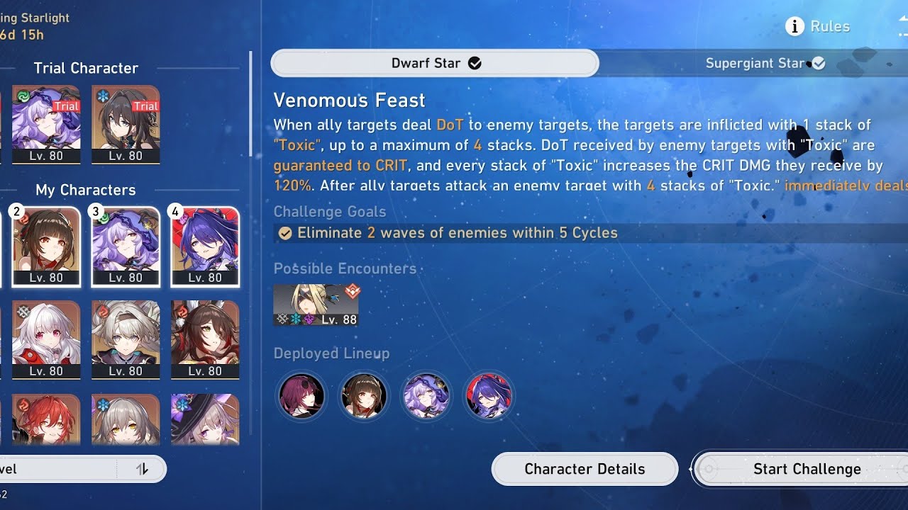 Honkai Star Rail Morning Starlight Venomous Feast Dwarf Star - YouTube