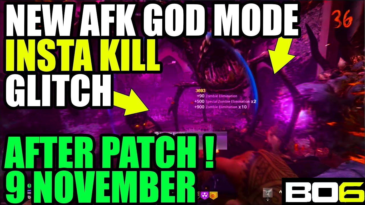 BO6 ZOMBIE GLITCH: AFTER PATCH GOD MODE GLITCH BO6 AFK XP GLITCH BO6 ...