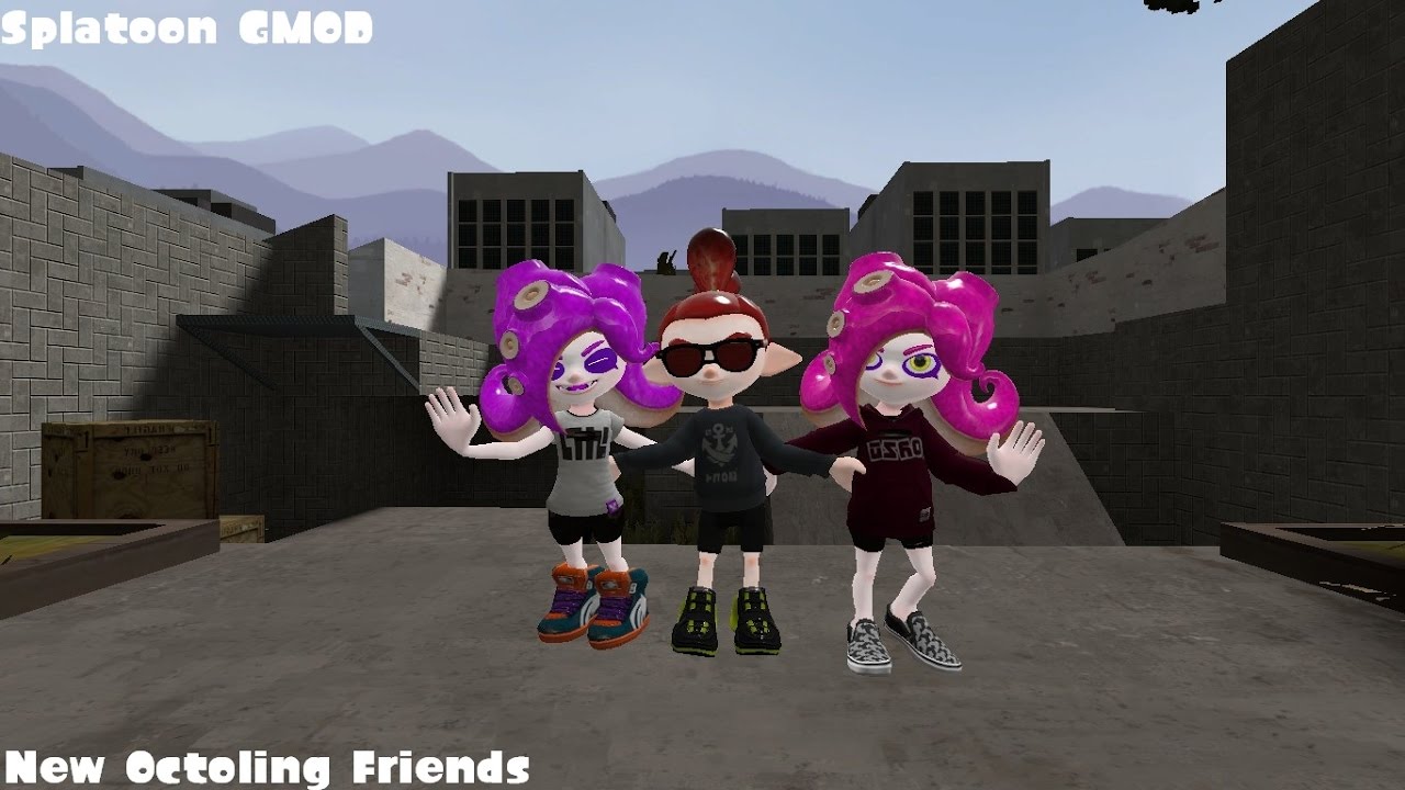 【Splatoon Gmod Re-Upload】 New Octoling Friends - YouTube