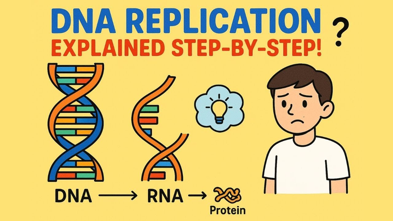 DNA Replication & Central Dogma Explained | Genetics Made Easy for ...