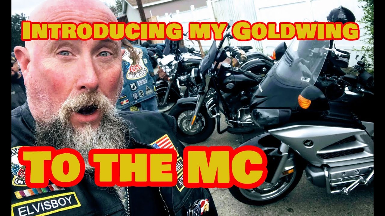 Introducing my Honda Goldwing to the MC. - YouTube