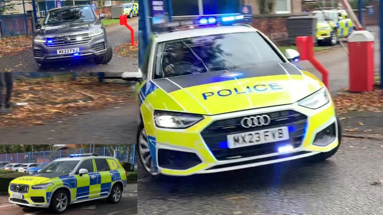 *3 Car Response* Multiple Traffic Cars Responding Greater Manchester ...