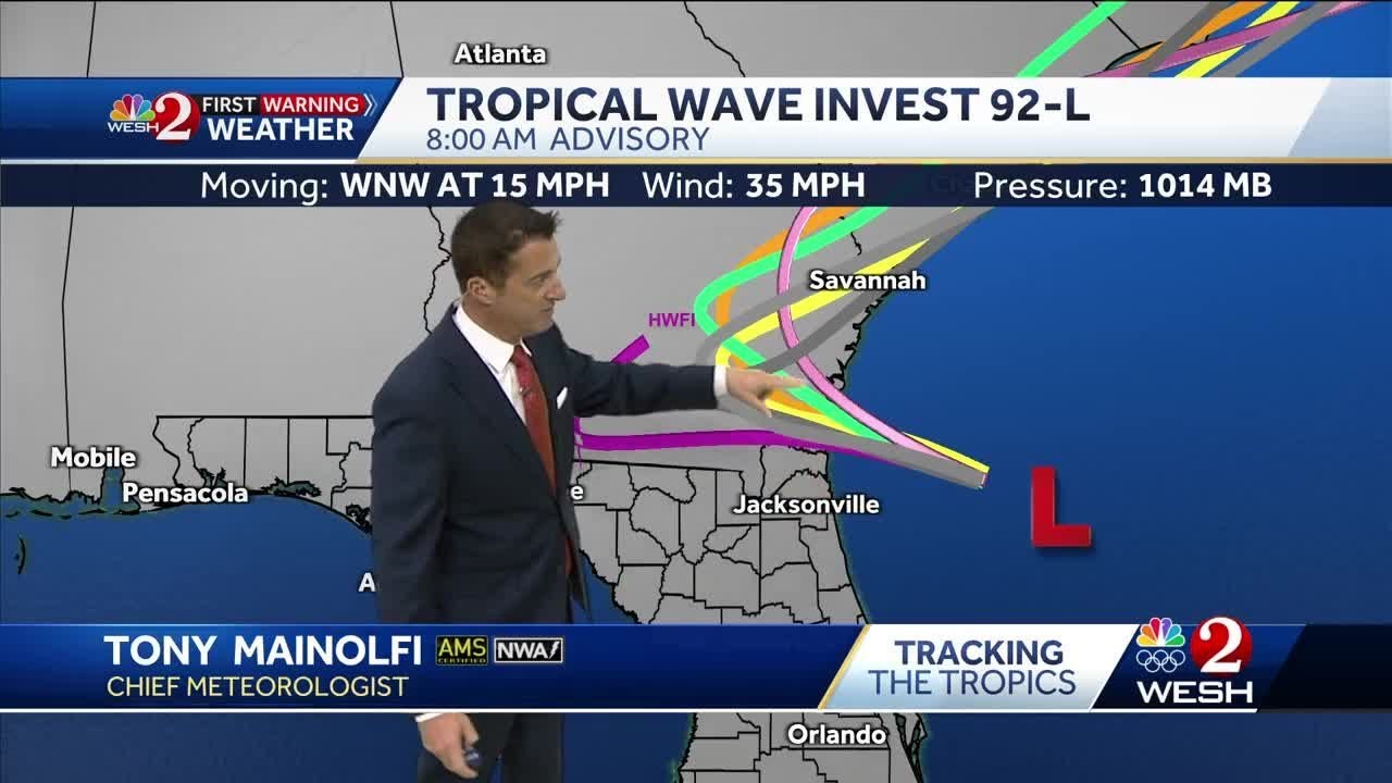 Invest 92-L closes in near Florida's coast, could become short-lived ...