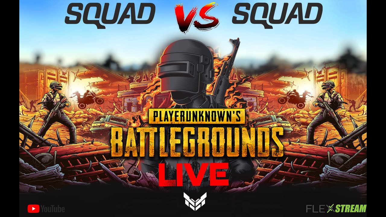 PUBG LIVE STREAMING SQUARD VS SQUARD ROOM GAME PLAY - YouTube