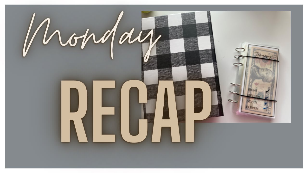 Monday Recap|Retired Budget|How much did I spend? - YouTube