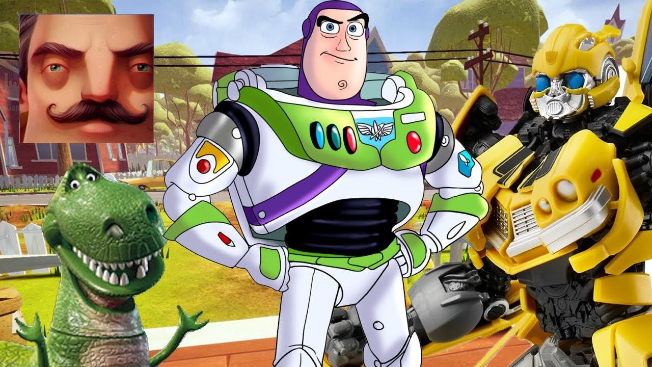 Hello Neighbor - My New Neighbor Optimus Prime Buzz Lightyear Bumblebee ...