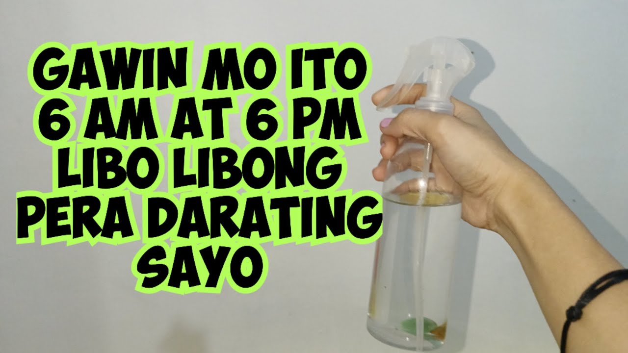 Gawin Mo ito sa tuwing 6AM at 6pM Libo libong Pera ang darating Sayo ...