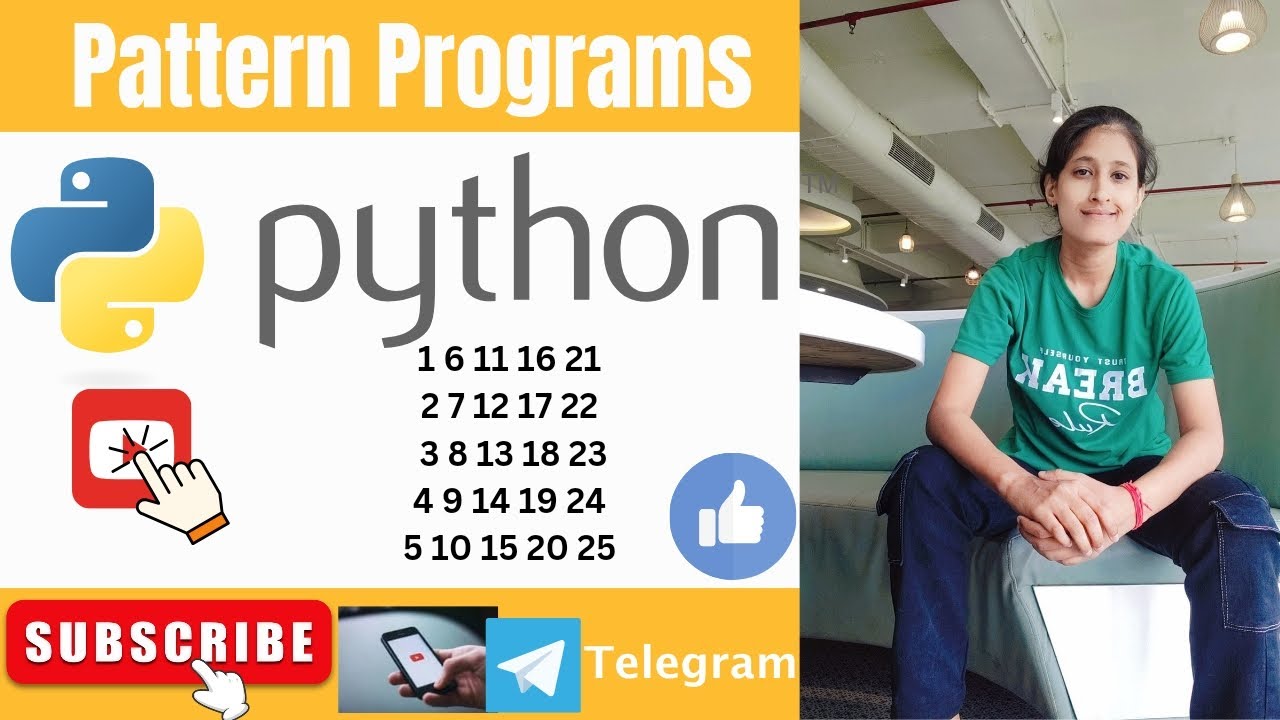 Pattern Program in python - YouTube