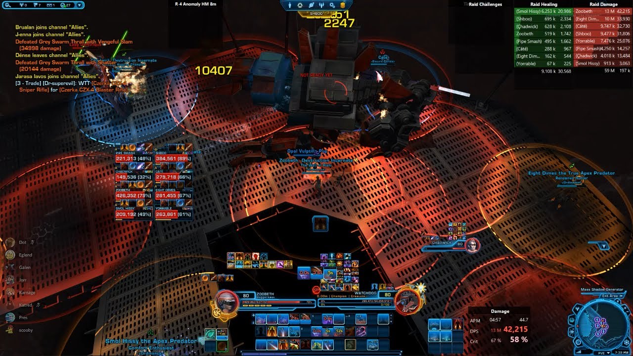 Swtor - 7.1 HM Lady Dominique | Jugg PoV - YouTube