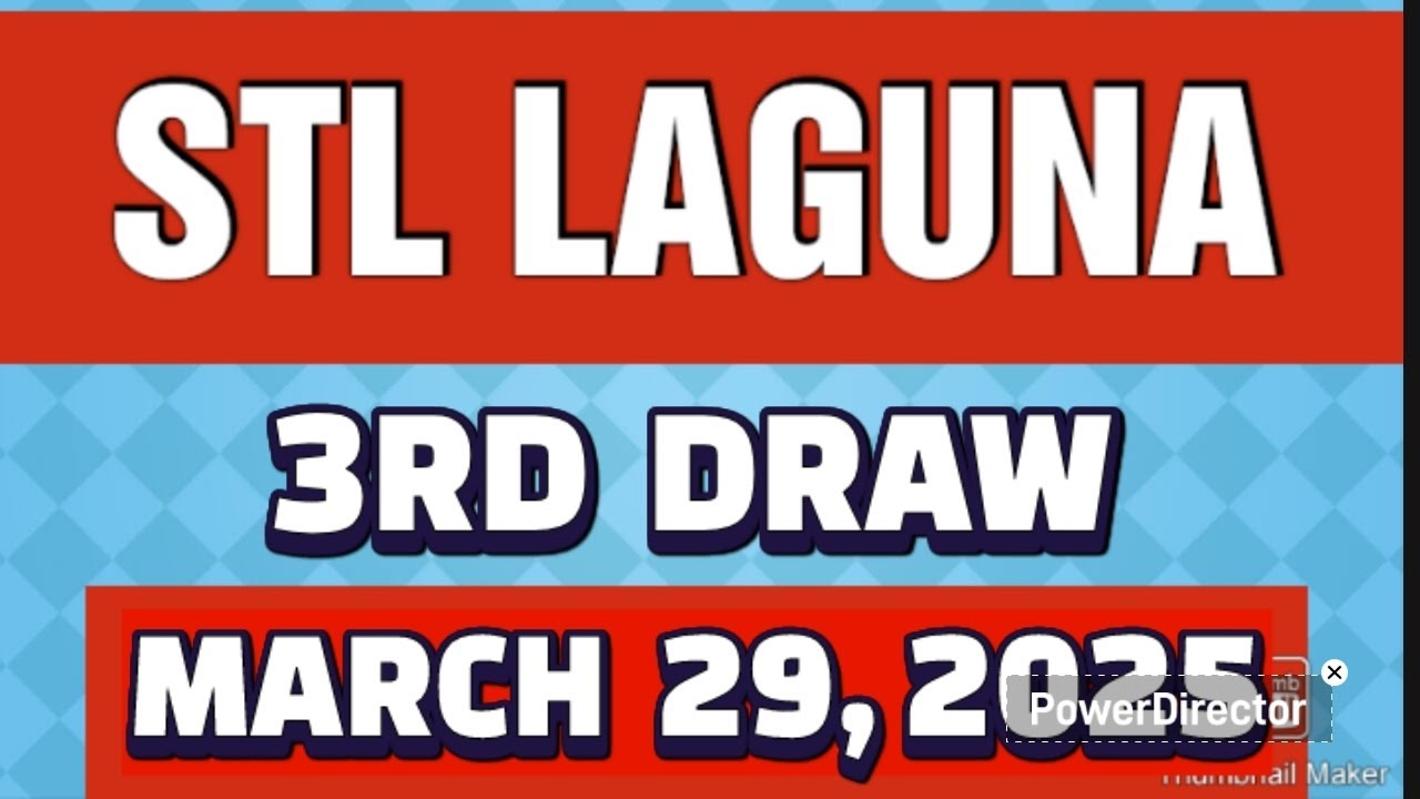 STL LAGUNA RESULT TODAY 3RD DRAW MARCH 29, 2025 8PM | SATURDAY - YouTube
