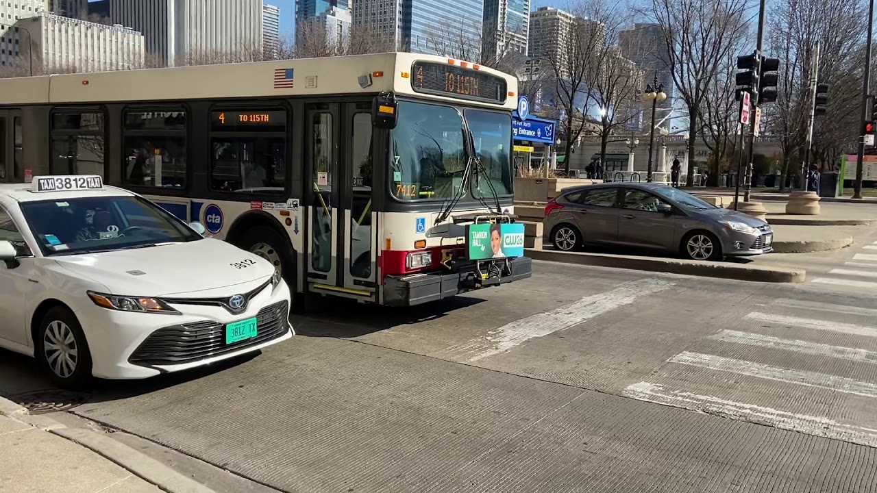 CTA New Flyer D40LF Bus 1259 On Rt 4 Cottage Grove - YouTube