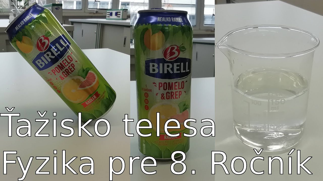 Fyzika Tažisko - Experiment | 8. Ročník - YouTube