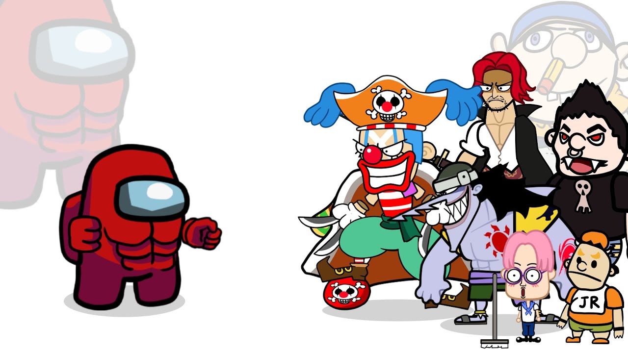 Mini Crewmate Kills ONE PIECE & Jeffy Characters | Among Us - YouTube