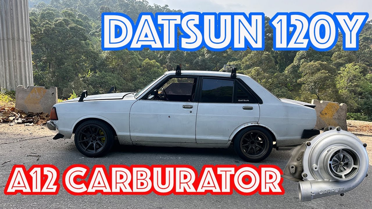 DATSUN 120Y - A12化油器+外挂涡轮增压 | A12 CARBURETOR + BOLT ON TURBO - YouTube