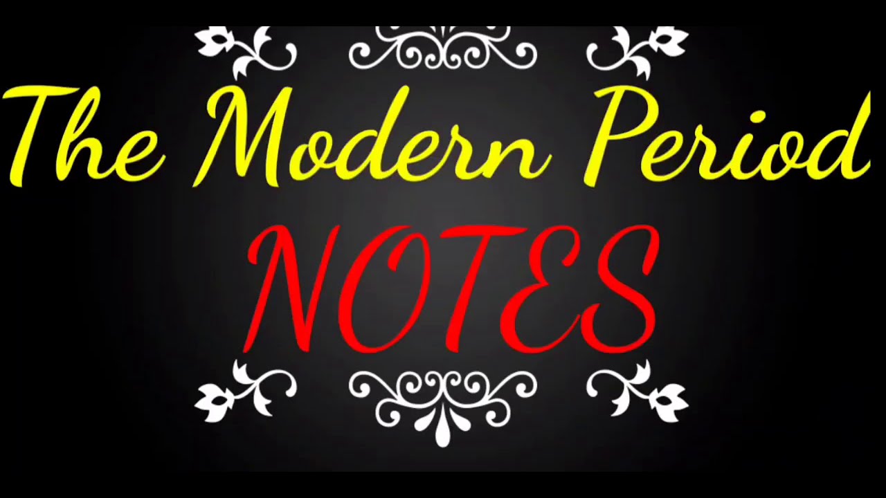 ||The Modern Period Notes||DAV Class 8 The Modern Period Notes||Study ...