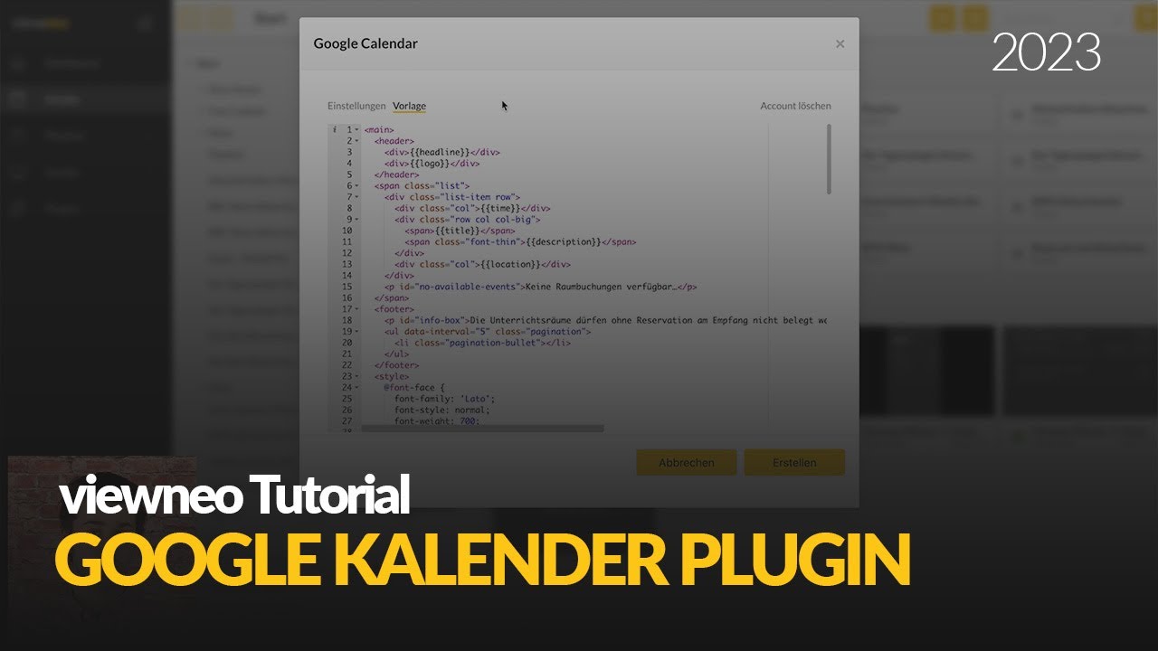 How-To: Tagesordnung & Termine in viewneo anzeigen | Google Kalender ...