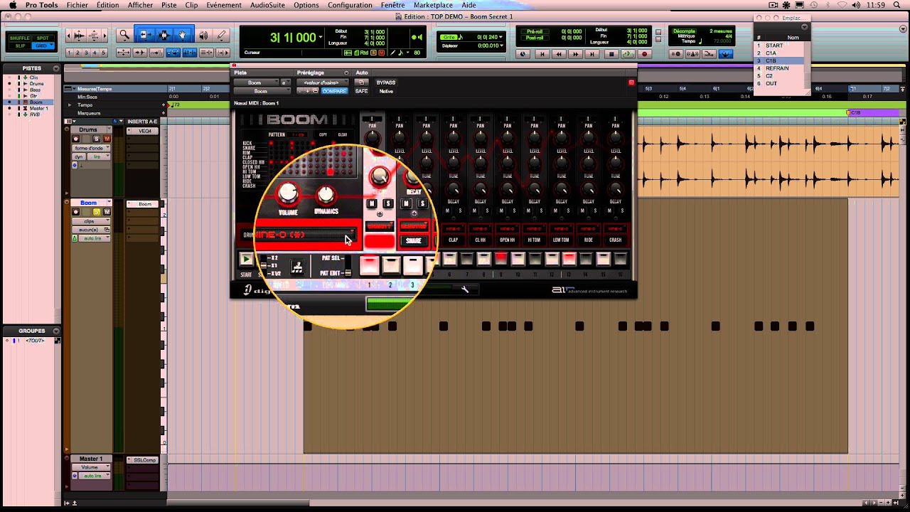 Pro Tools : le Secret de BOOM ! - TOP DEMO - YouTube