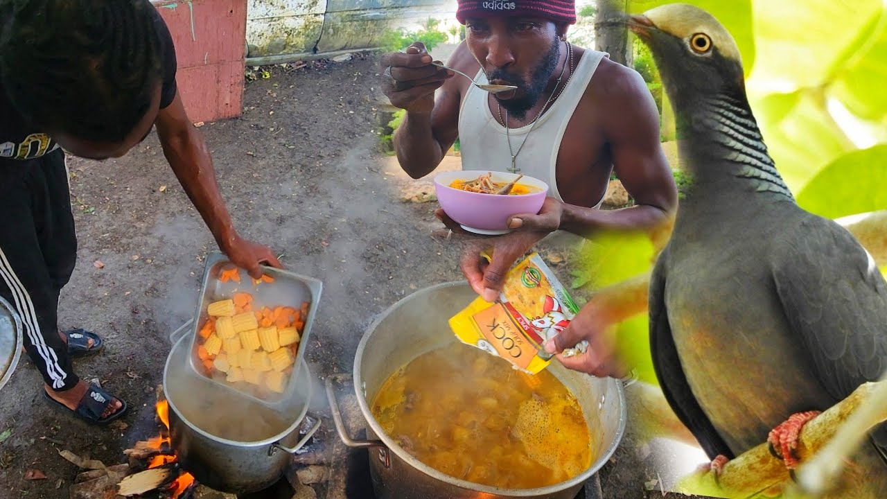 Catch & Cook Bird Soup | Jamaican Style - YouTube
