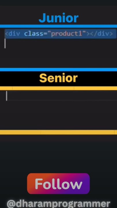 generate div shortcut using html programming language #shortsfeed #viralvideo #html #css # ...