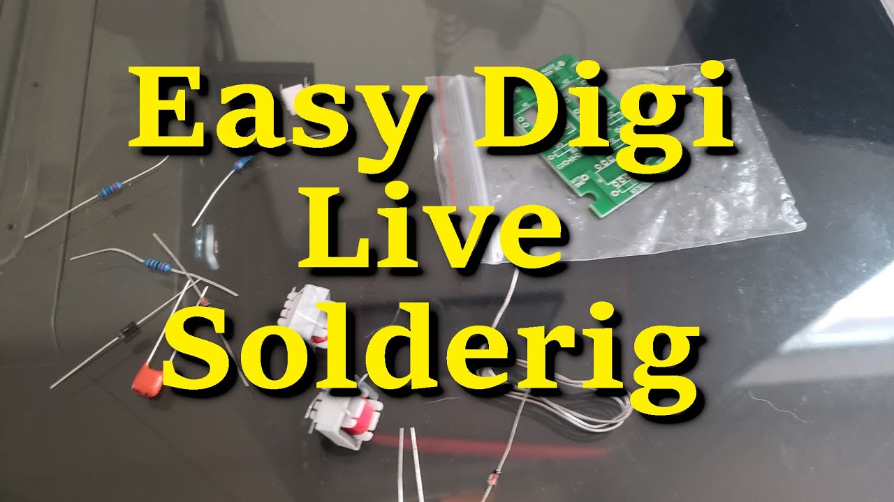 Soldering and assembling the Easy Digi Live - YouTube