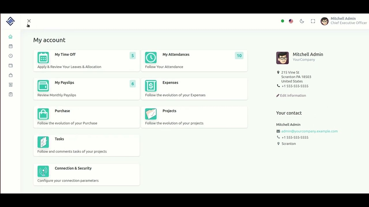 Modern Odoo 18 Portal Module | New UI, Attendance, Payroll, and More ...