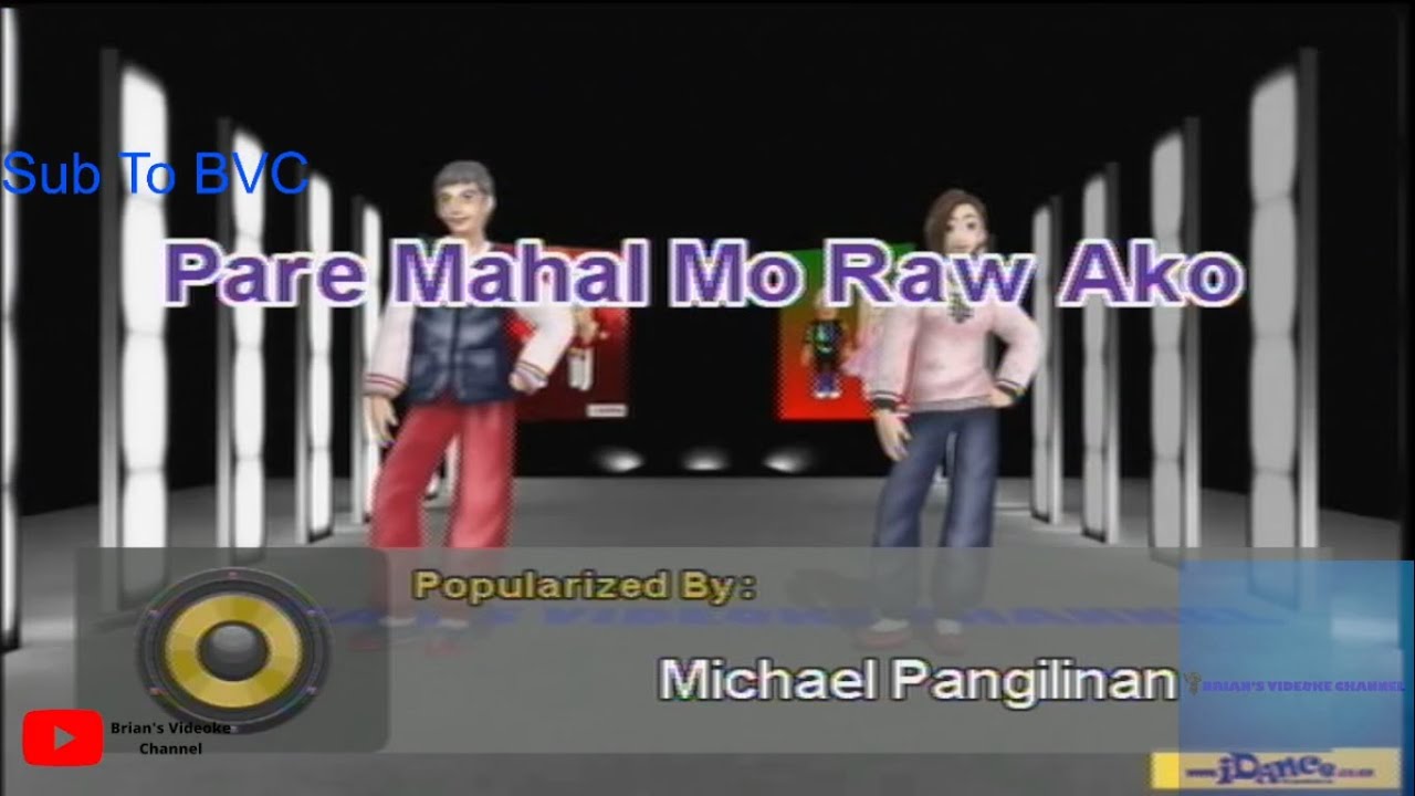 Pare Mahal Mo Raw Ako- Michael Pangilinan (Karaoke) - YouTube