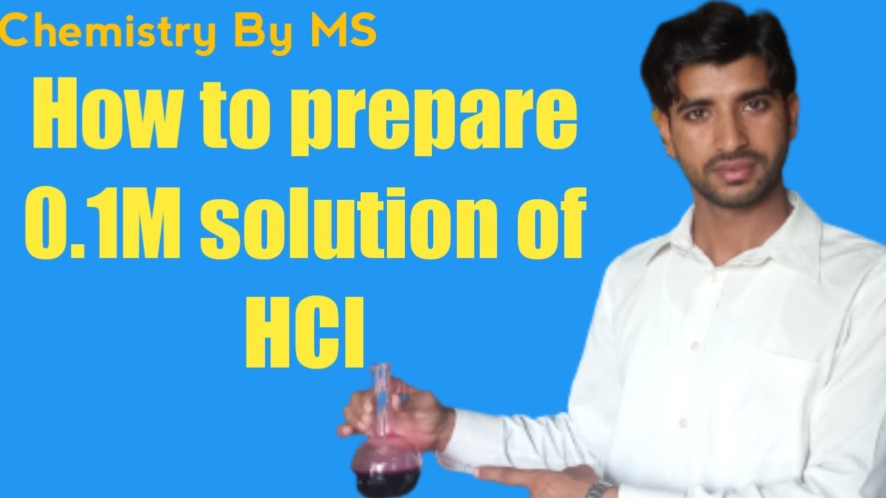 How to Prepare 0.1M solution of HCl - YouTube