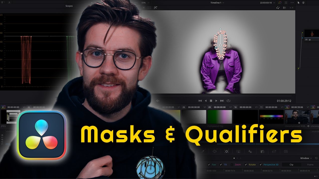 Color Grading Essentials | Masks & Qualifiers in DaVinci Resolve - YouTube