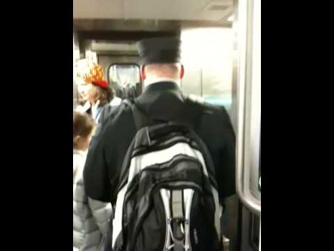 NJ transit conductor behavior - YouTube