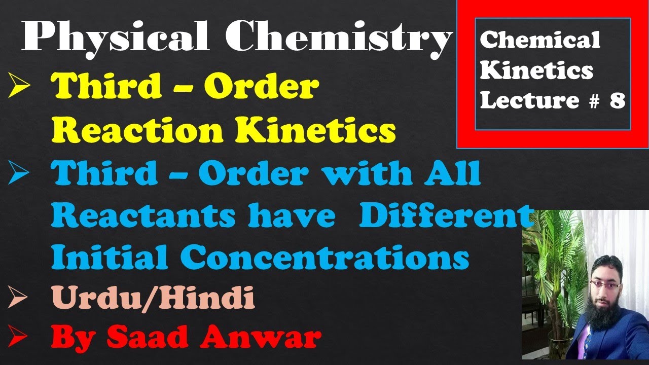 Kinetics of third order reactions with different initial concentrations ...