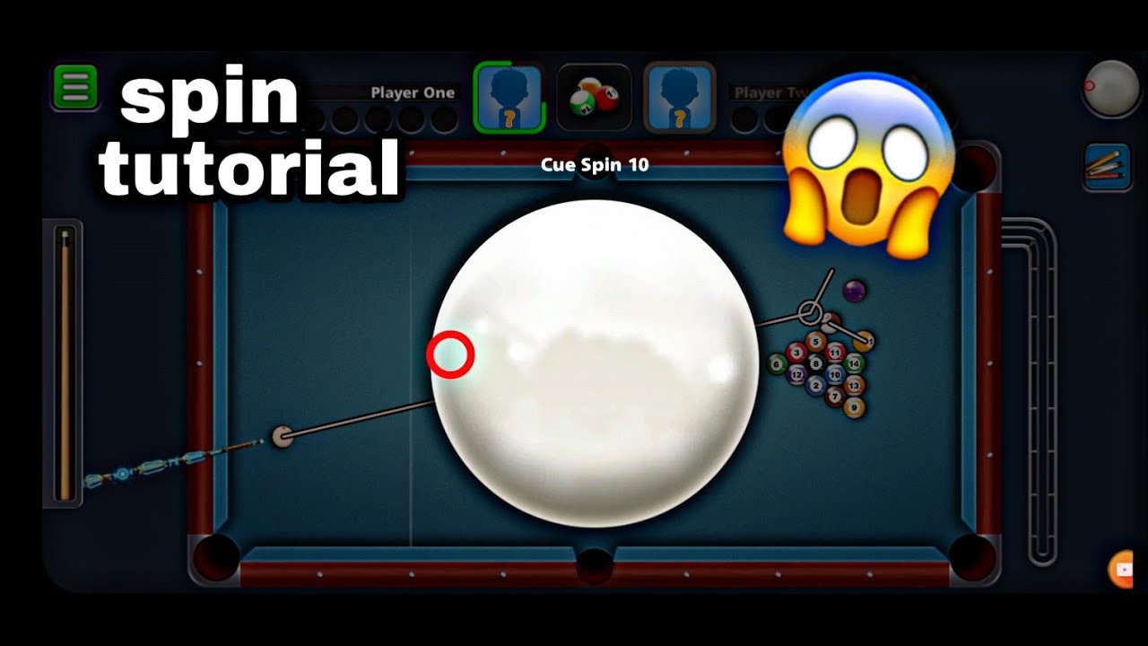 8 ball pool spin tutorial - YouTube
