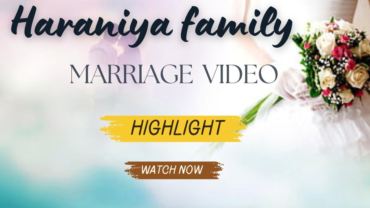 || HARDIK MARRIAGE HIGHLIGHT || HARANIYA FAMILY || - YouTube