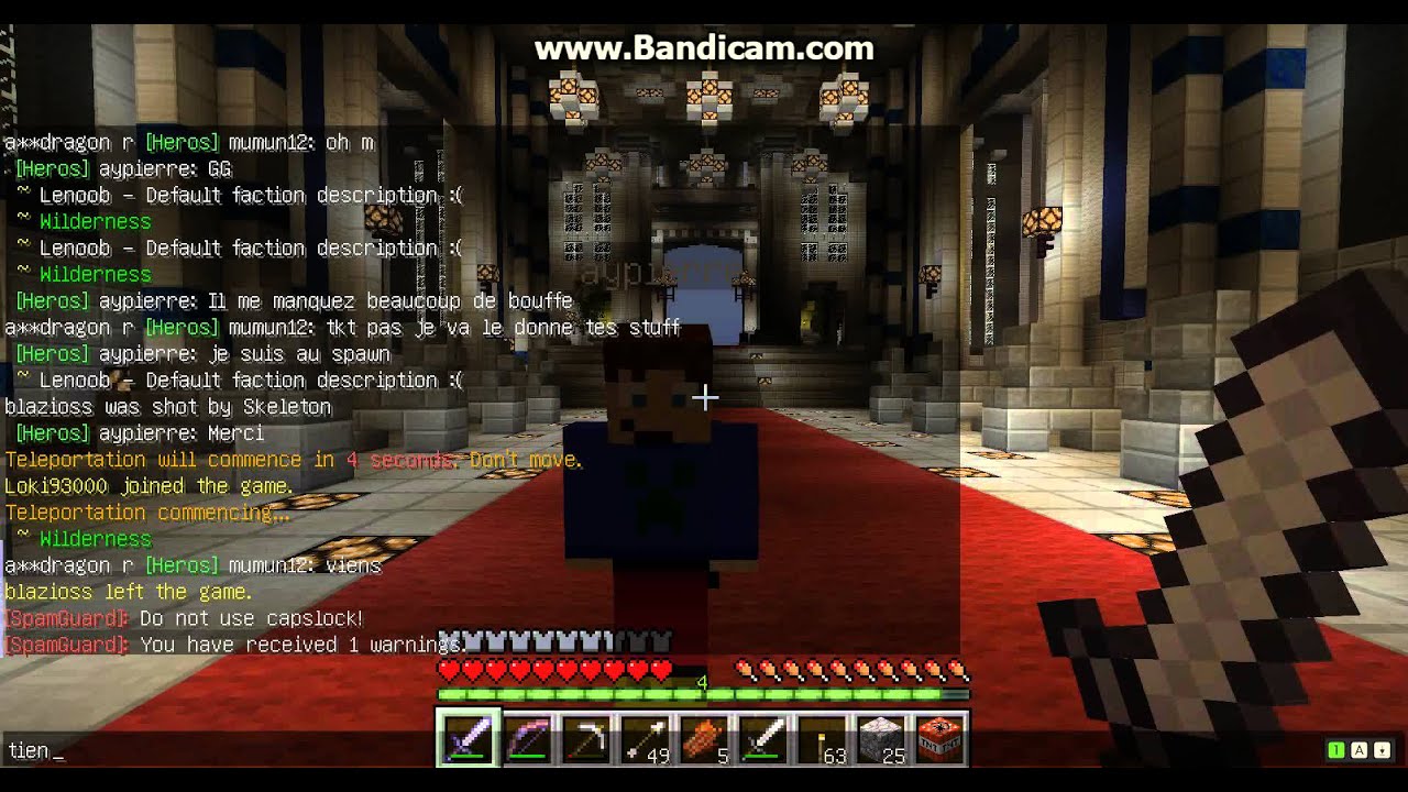 minecraft : une video avec le combat avec aypierre !!! - YouTube
