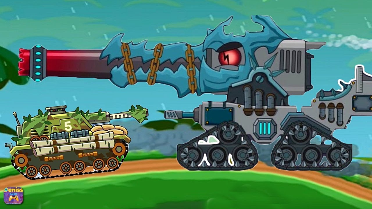 "TANK COMBAT" ALL BOSSES DORA TANK UPGRADED VS "HILLS OF STEEL" ALL ...