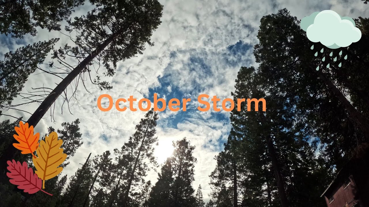October Storm #timelapse #storm 🍁🌧️ - YouTube