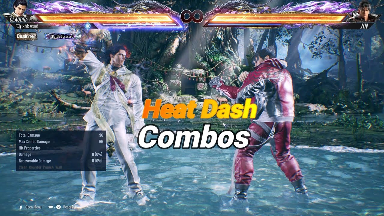 TEKKEN 8 | Patch 1.05 Claudio Heat Dash Max Damage Combos | + Rage ...