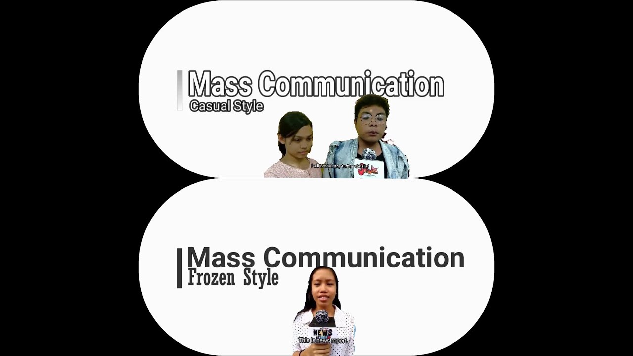(ENG SUB) EXAMPLE OF MASS COMMUNICATION USING FROZEN AND CASUAL STYLE ...