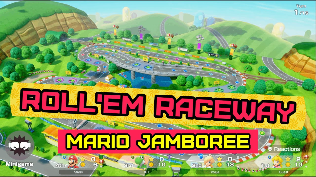 Mario Jamboree: Race to Victory on Roll'em Raceway! Fast-Paced Mario ...