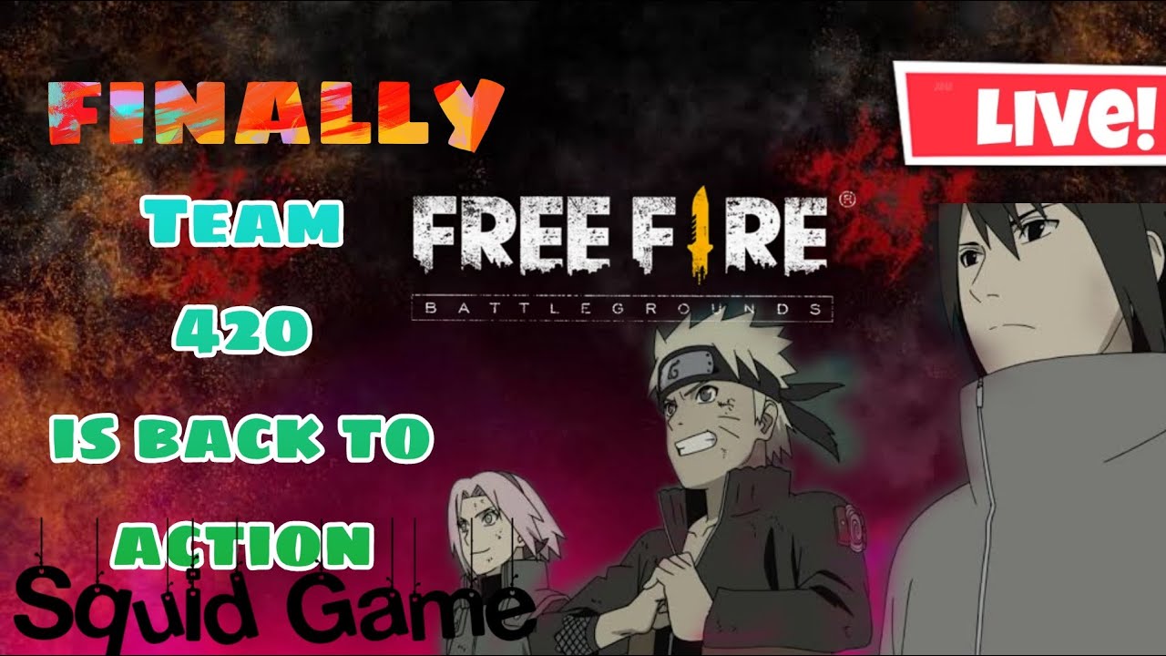 Finally Team 420 Back In Live - Free Fire Live Stream In Telugu ...