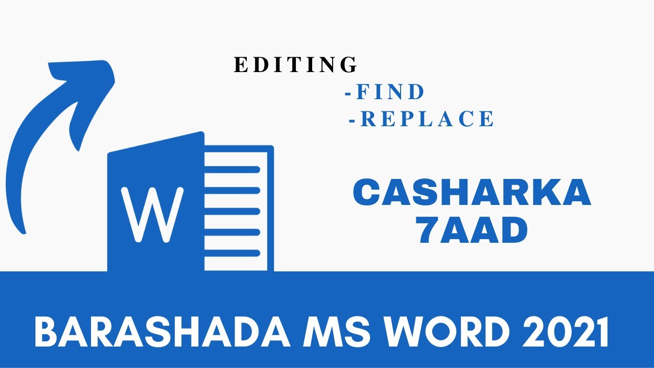 Barashada Ms Word 2021 casharka 7aad || sidee si dhakhsa ah eray loo ...