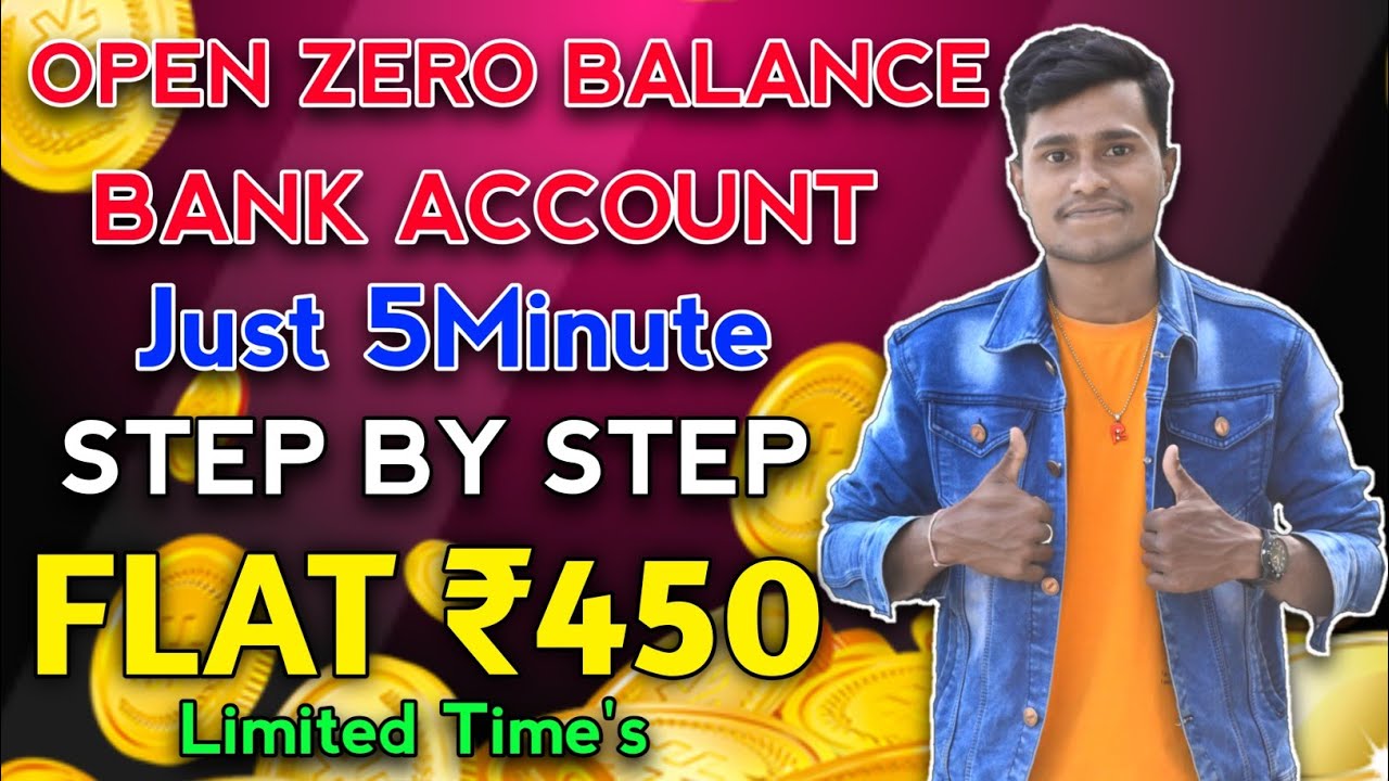 OPEN ZERO BALANCE BANK ACCOUNT ₹450 CASHBACK | INDUSLND BANK ACCOUNT ...