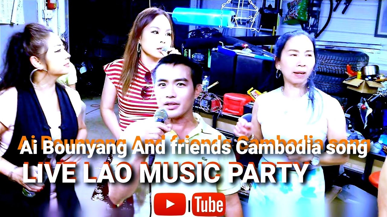 LIVE LAO MUSIC PARTY Three Popular Singer BOUNYANG, SENGPHET,And MIMI ...