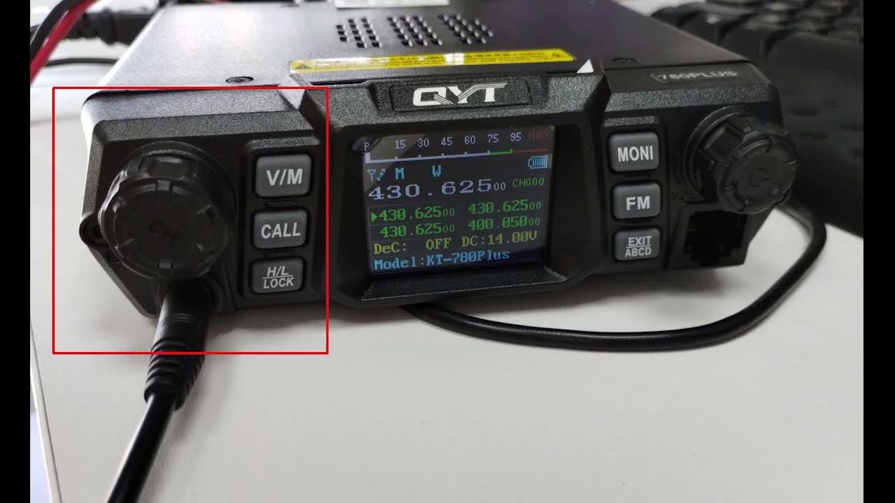 QYT KT-780Plus programming software download and use - YouTube