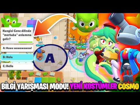 Yeni Karakter Cosmo! Yeni Kostümler! Yeni Bilgi Yarışması! - Brawl Stars Duolingo