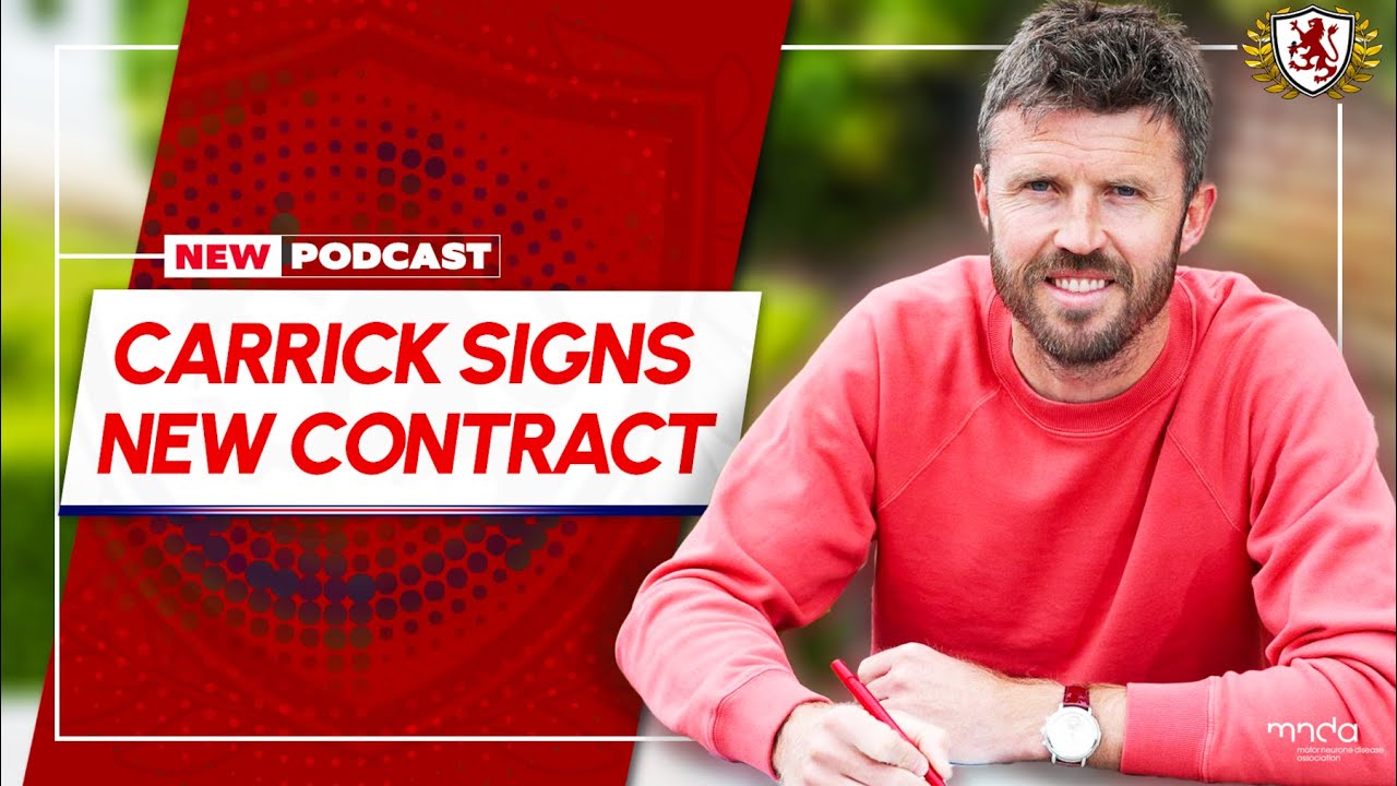 MICHAEL CARRICK SIGNS NEW CONTRACT WITH MIDDLESBROUGH | Boro Breakdown ...