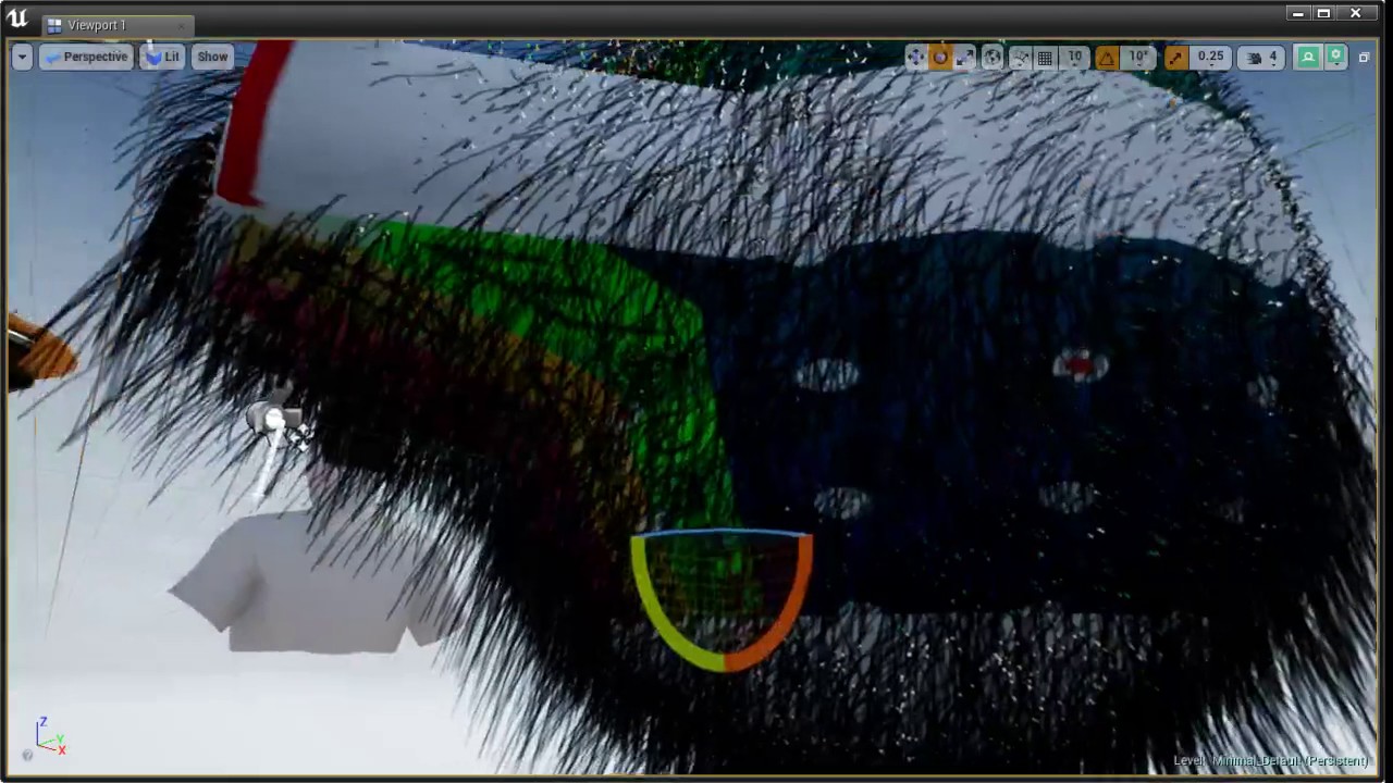 TressFX integration Unreal Engine 4 - YouTube