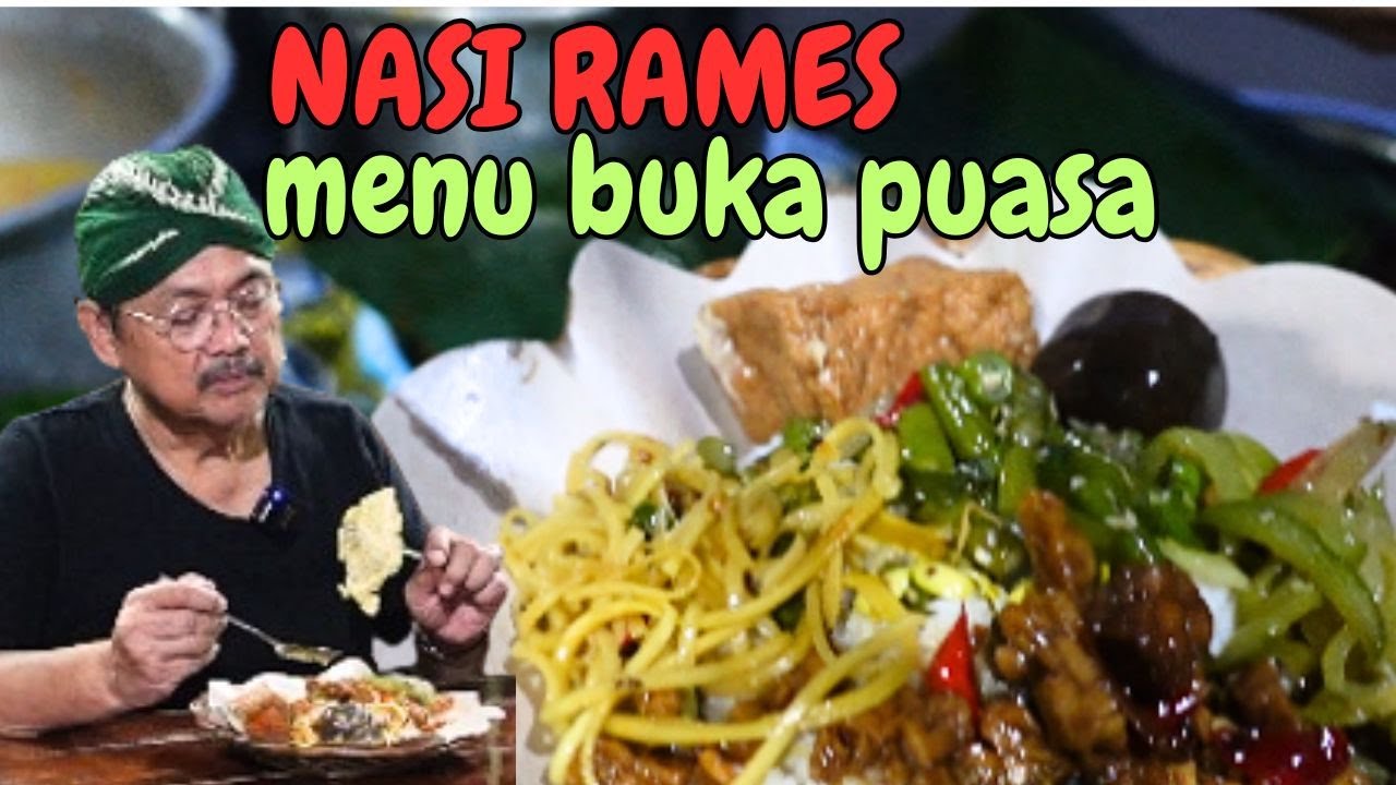 NASI RAMES Banyumasan, Menu Buka Puasa/Sahur - YouTube