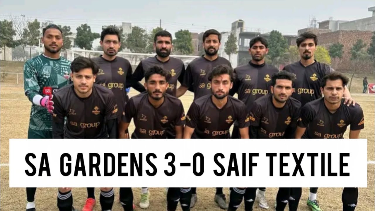 National challenge cup 2023 by PFF NC | SA Gardens 3 -0 Saif textile ...
